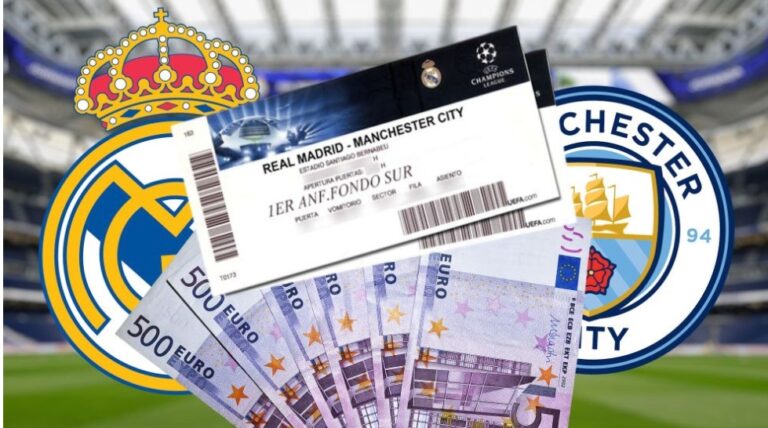 Ticket Prices for the Real Madrid vs. Manchester City Return Match at ...